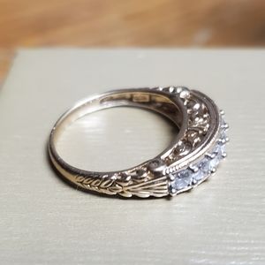MEDA | Jewelry | Vintage 4k Diamond Ring Sz 9 | Poshmark